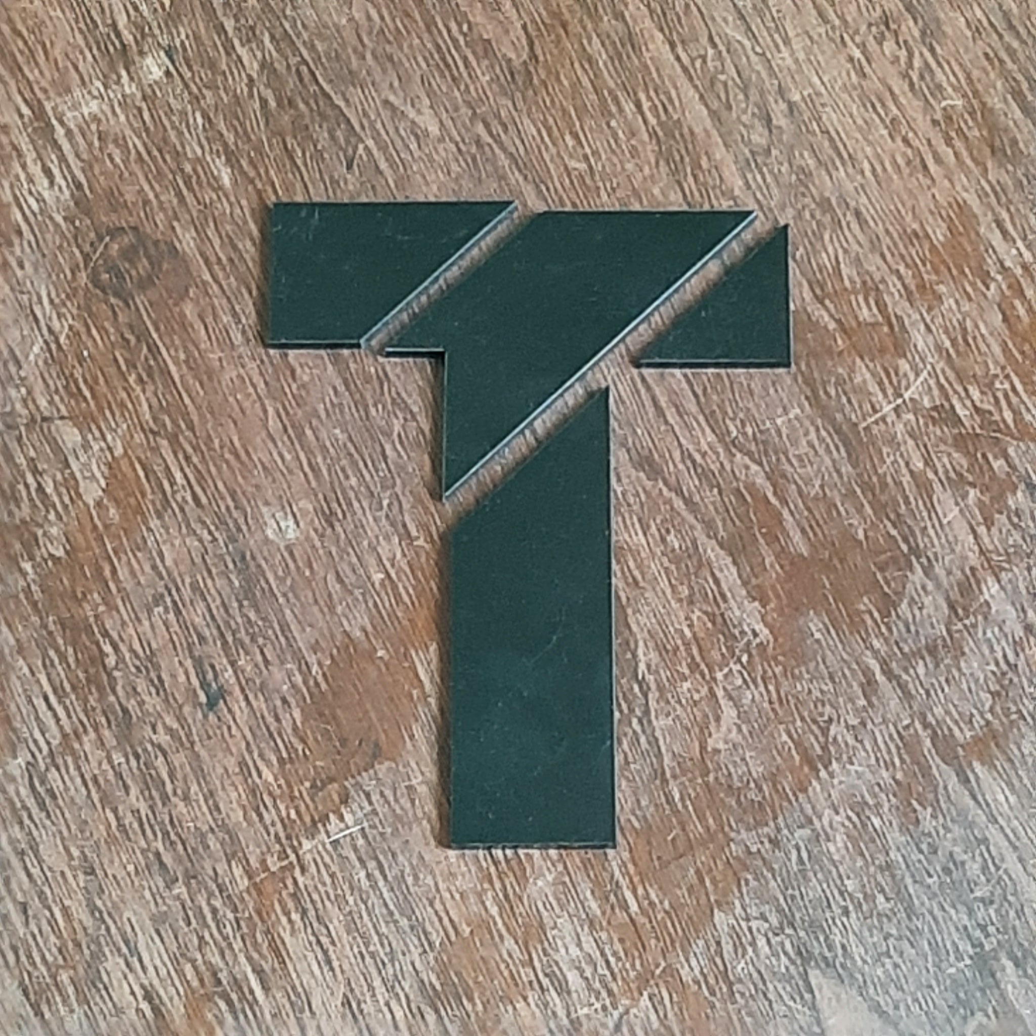 Tangram "T" puzzle – Dave's Letter Creations
