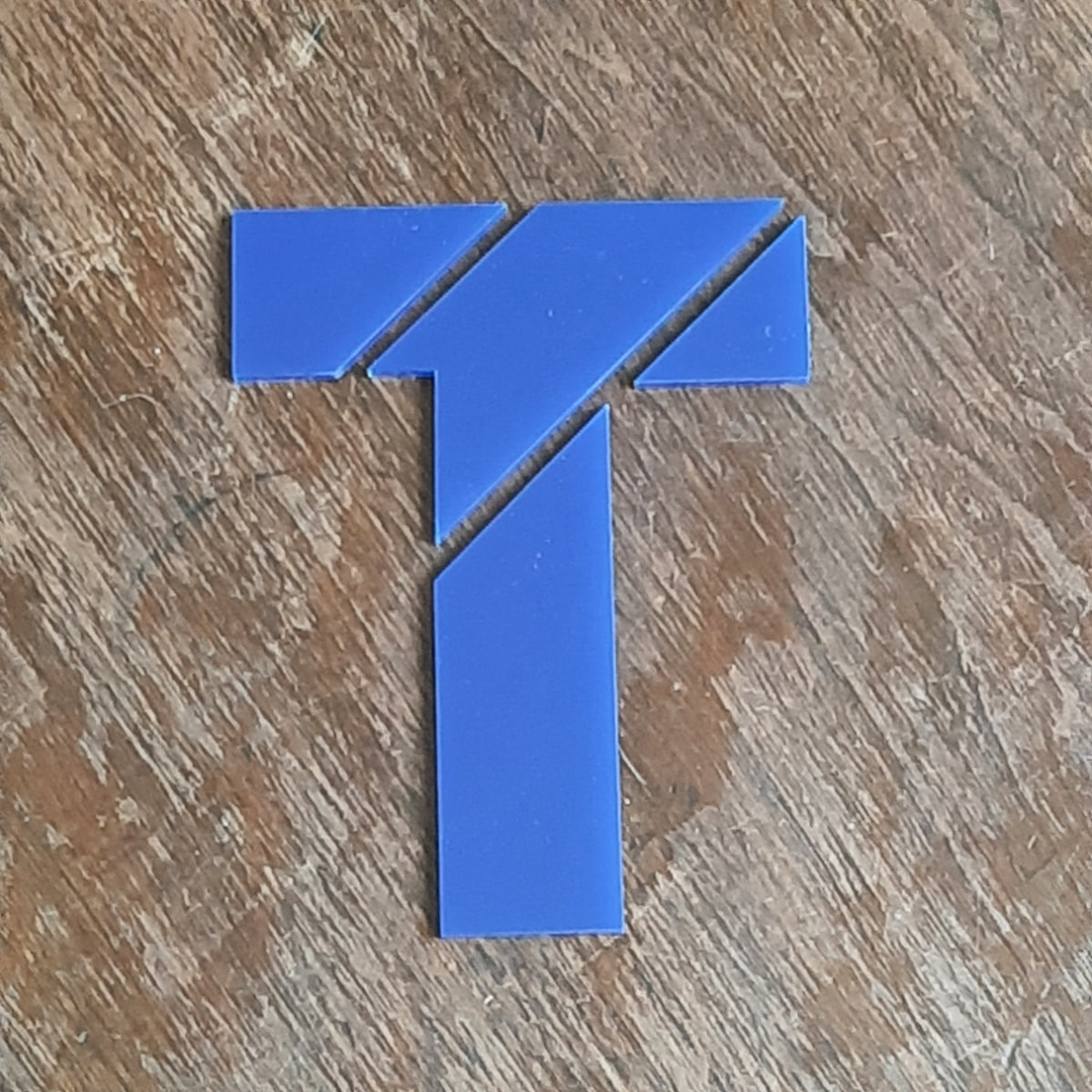 Tangram "T" puzzle – Dave's Letter Creations